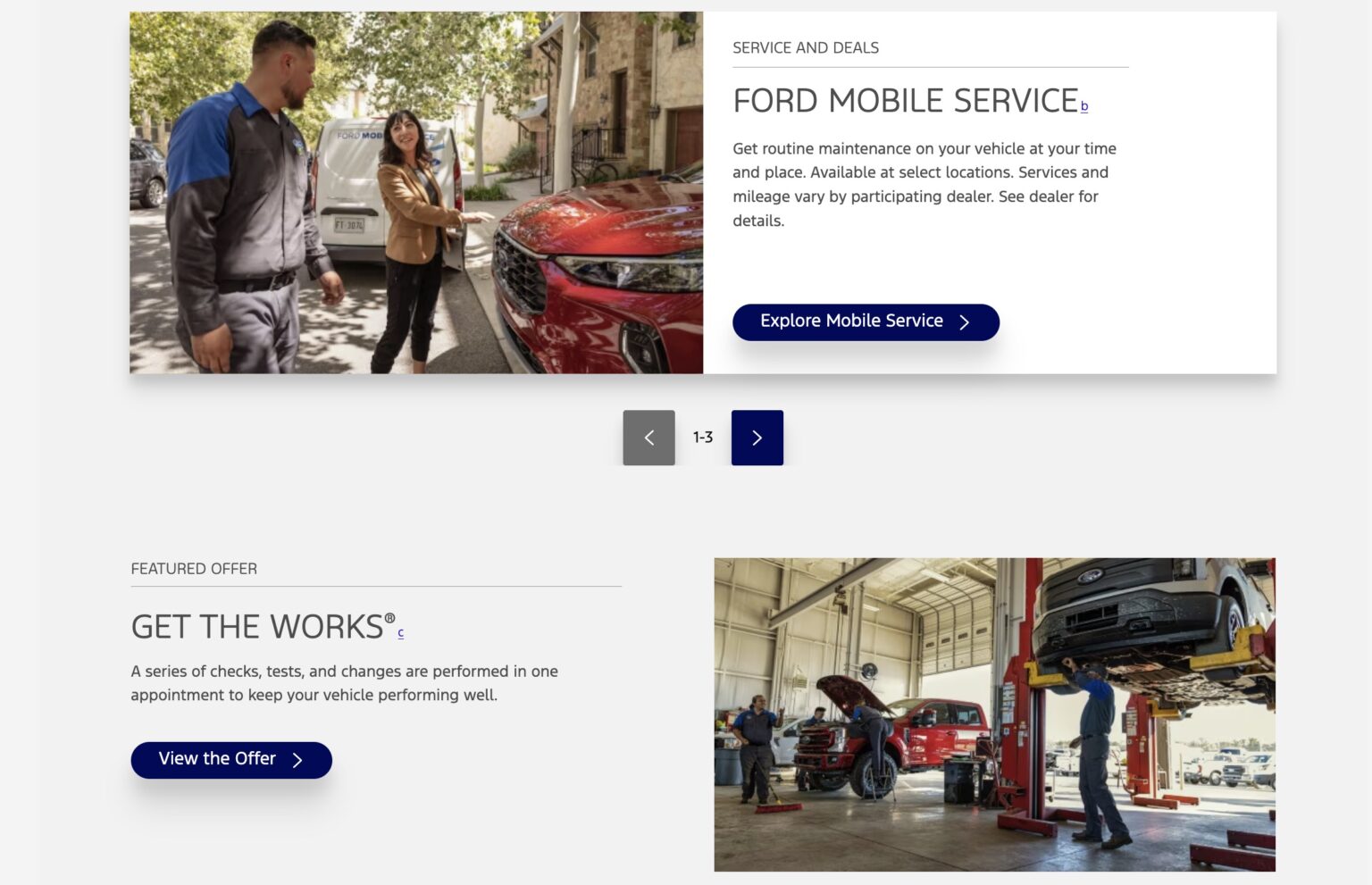 Complimentary Ford Pick Up & Delivery and Ford Mobile Service — Vehicle Service That Fits Your ...